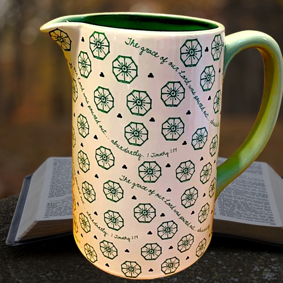 Mary & Martha | Dining | Grace Of Our Lord Ceramic Pitcher Mary Martha ...